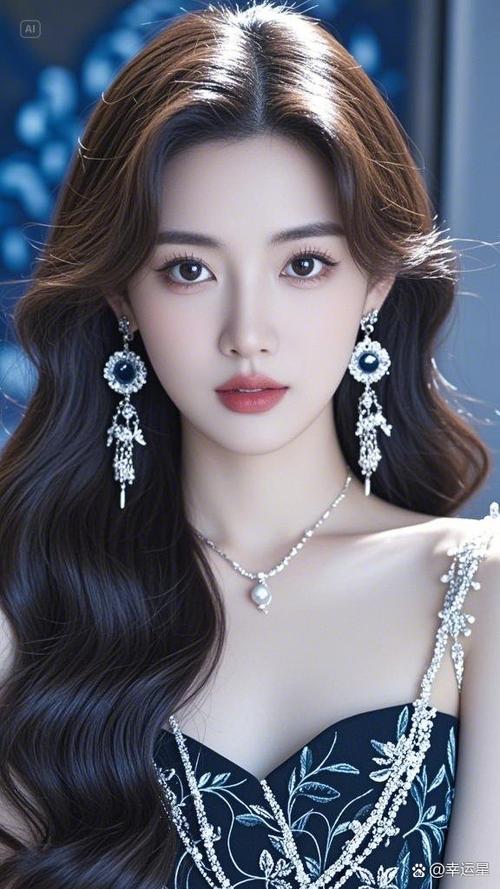 女人发朋友圈晒项链图标