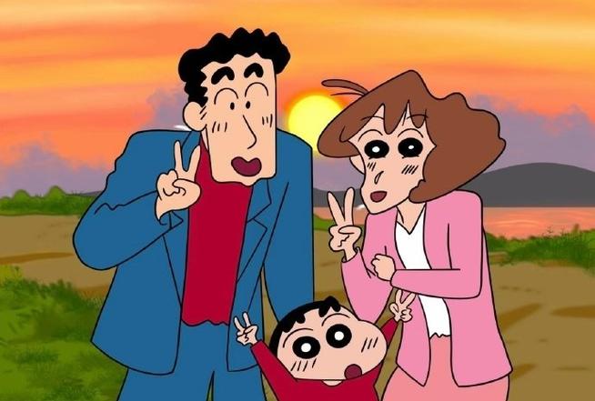 一家三口蜡笔小新图标
