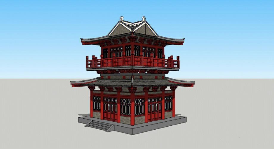 古建筑模型图标