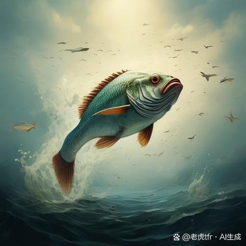 鱼和鸟在一起的寓意图标