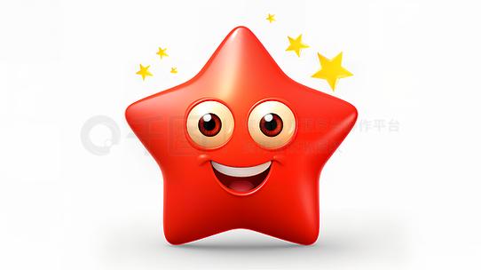 红色星星emoji符号图标
