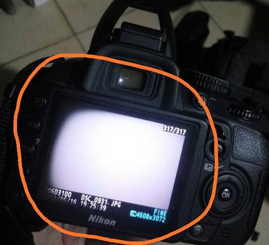 尼康拍照时屏幕不显示图标