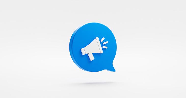 蓝底喇叭标志表示什么图标