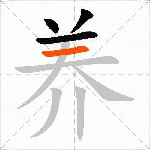 养的部首图标