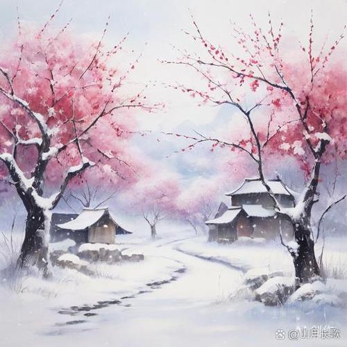 雪点梅花轻作画图标