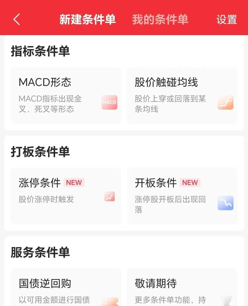 同花顺怎么设置卖出条件单图标