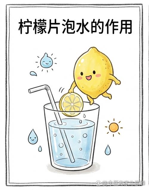 柠檬泡水喝的功效图标