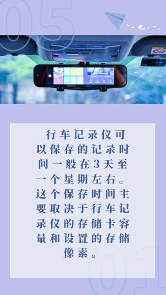 行车记录仪一般能保存多久的记录图标