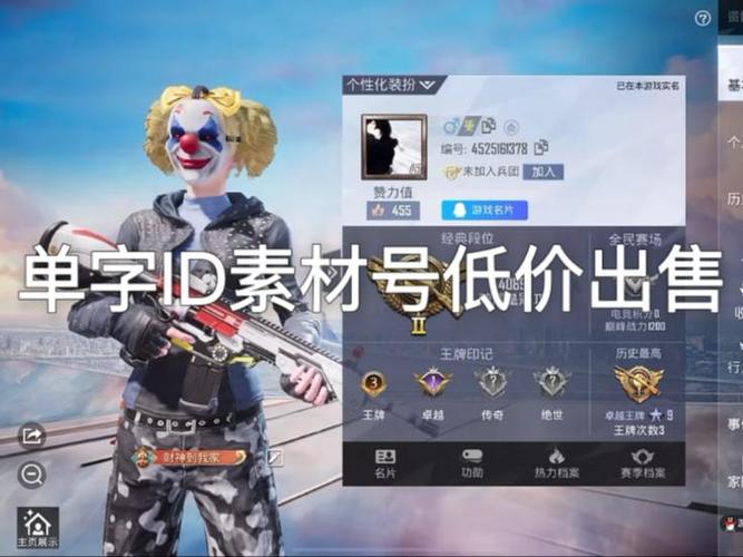 和平精英id推荐图标