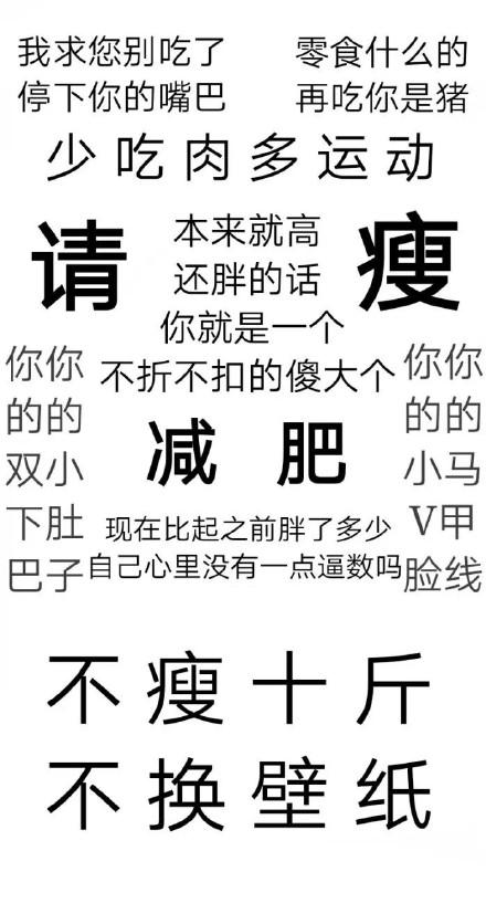 减肥励志语录经典短句霸气图标