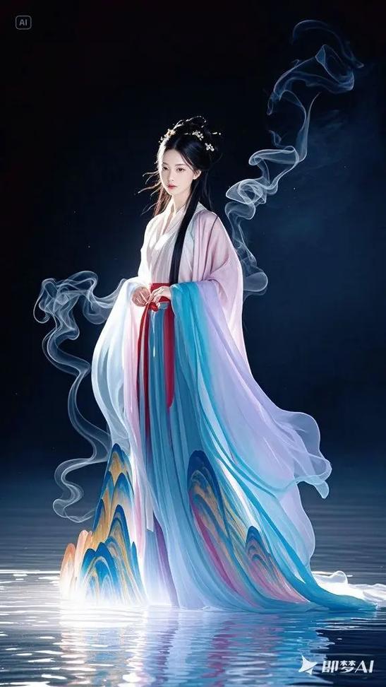 仙气飘飘的古装美女怎么画图标