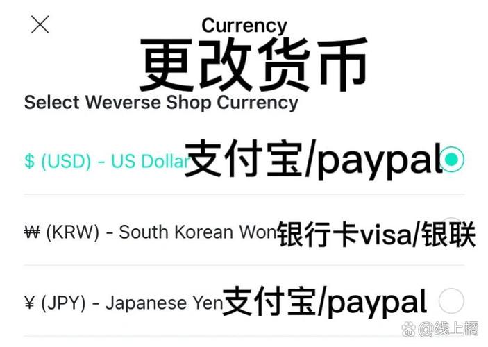 weverse shop购买教程截图