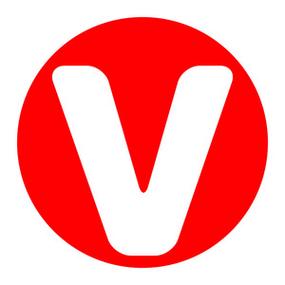 圆圈中间一个v截图