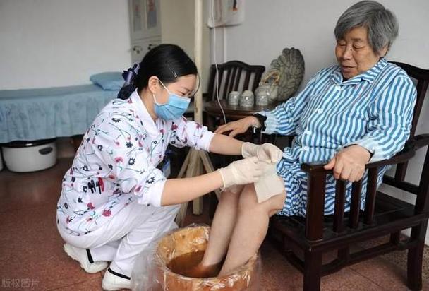 护理老人洗澡流程图标