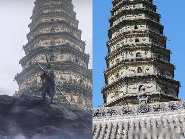 黑悟空浮屠塔壁画图标