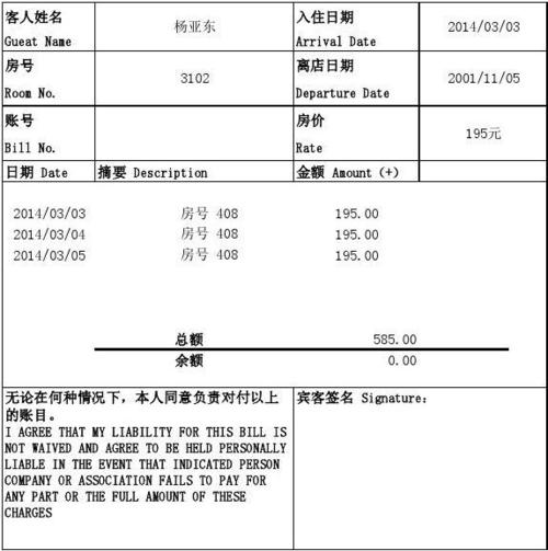 宾馆水单模板图标