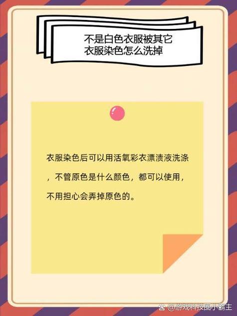 染色的衣服怎么洗回原色图标