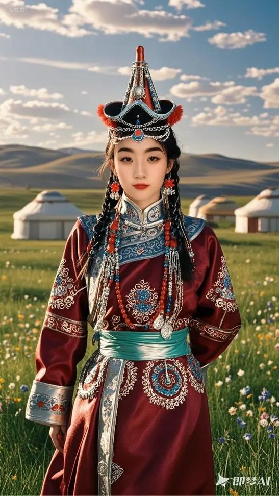 100种蒙古服装图片女图标