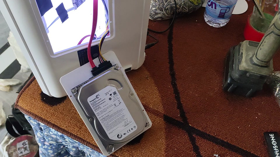 点歌台显示没有检测到硬盘截图