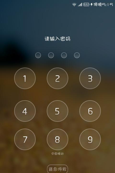 苹果手机锁屏输入密码出现框框图标