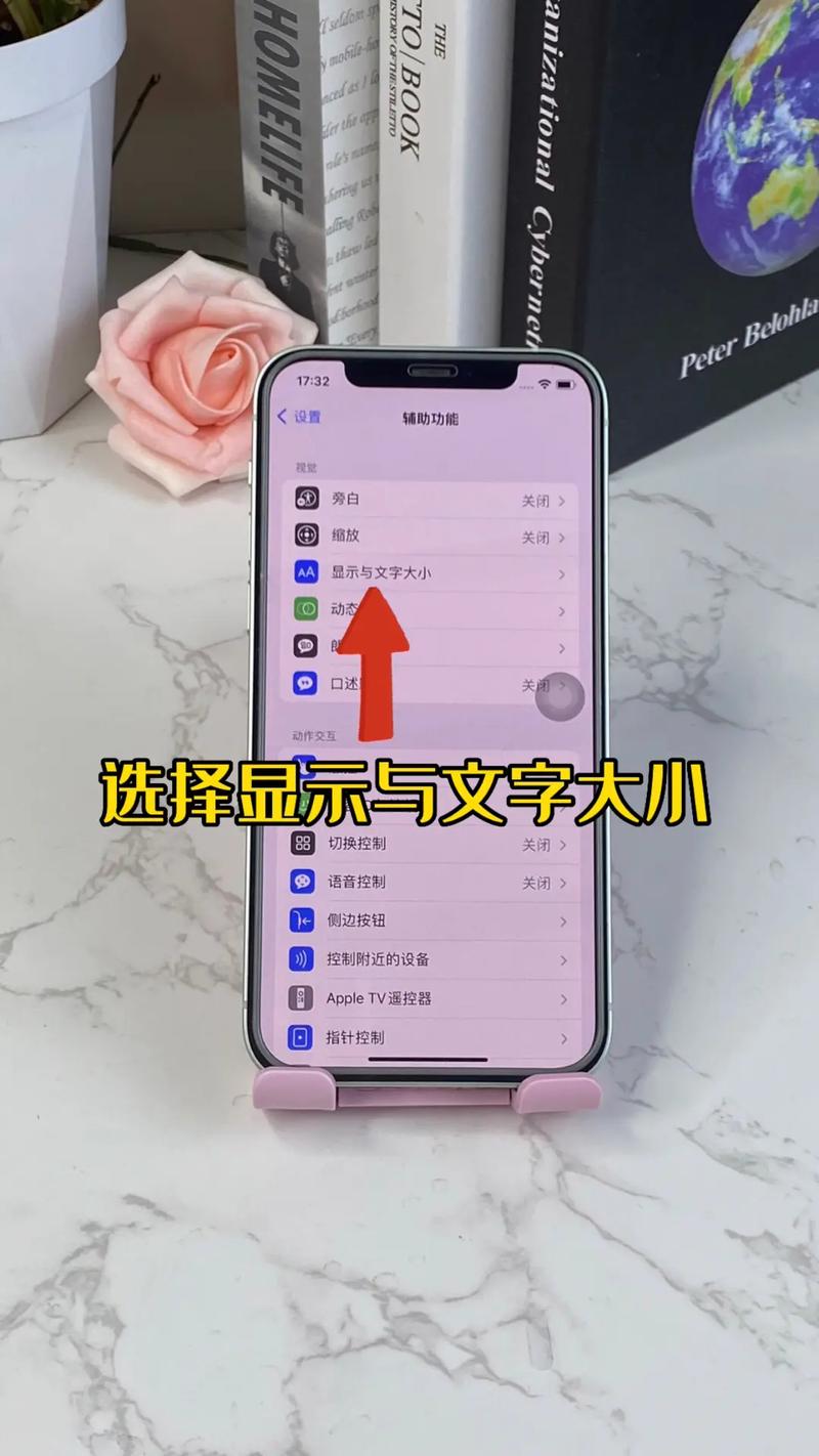 苹果15怎么调字体大小图标