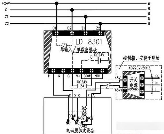 280度排烟防火阀接线图截图