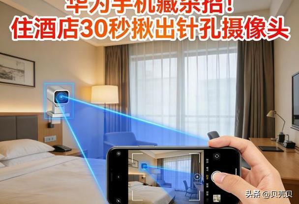 华为手机可以检测酒店摄像头吗