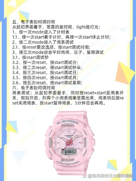 电子钟四个按键的使用方法图标