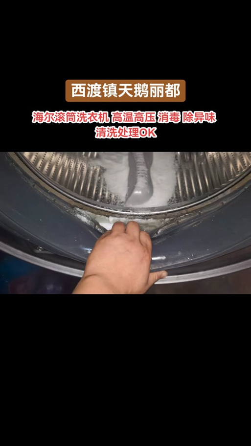 海尔全自动洗衣机怎么清洗图标