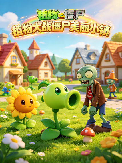 植物大战僵尸 美丽小镇宅 宅萝卜版截图