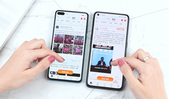 一个华为一个oppo怎么定位图标