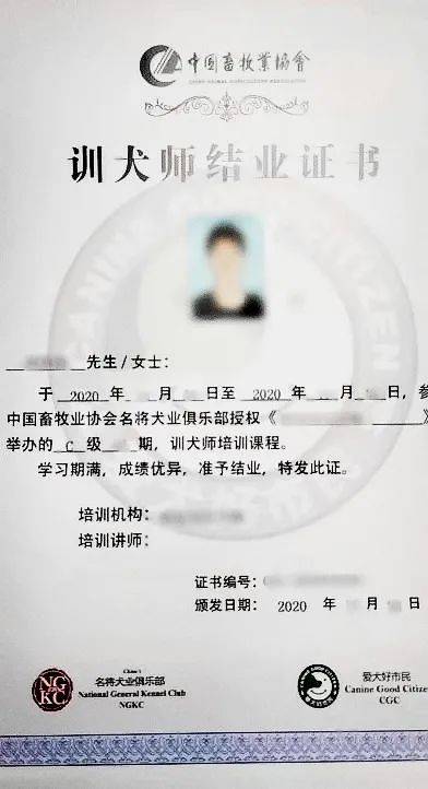 训狗师考证图标