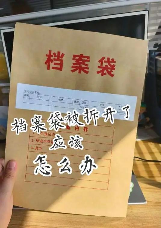 自己拆了档案袋怎么办图标