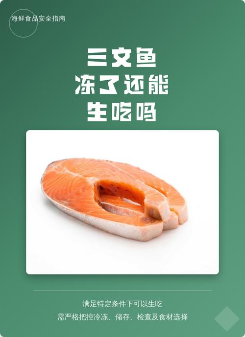 三文鱼冰冻过还能生吃吗图标