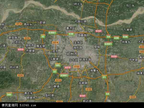 郑州市卫星地图高清全图图标