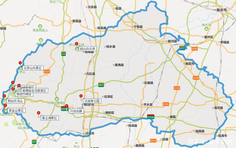 邢台市旅游地图图标
