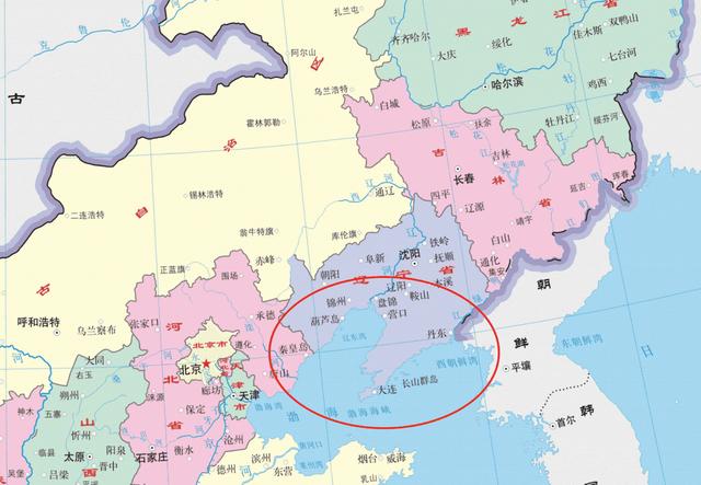 辽宁省地图各市的位置截图