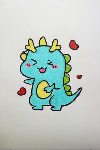 龙泡泡简笔画图标