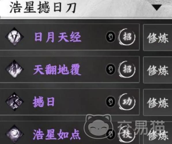 下一站江湖全部武学图标