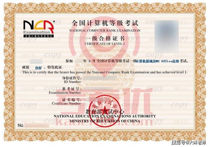 计算机等级考试有哪些图标