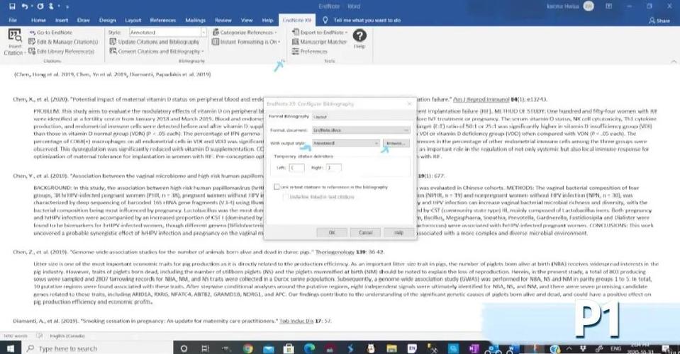 Word删除endnote引文