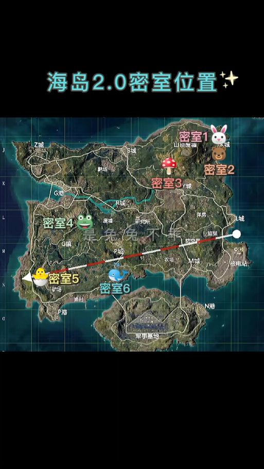 海岛图密室位置图标
