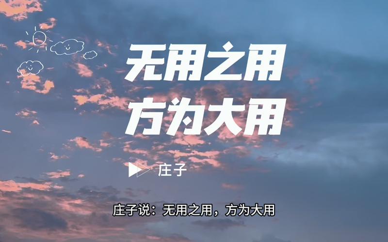 无为之为是大为,无用之用是大用截图