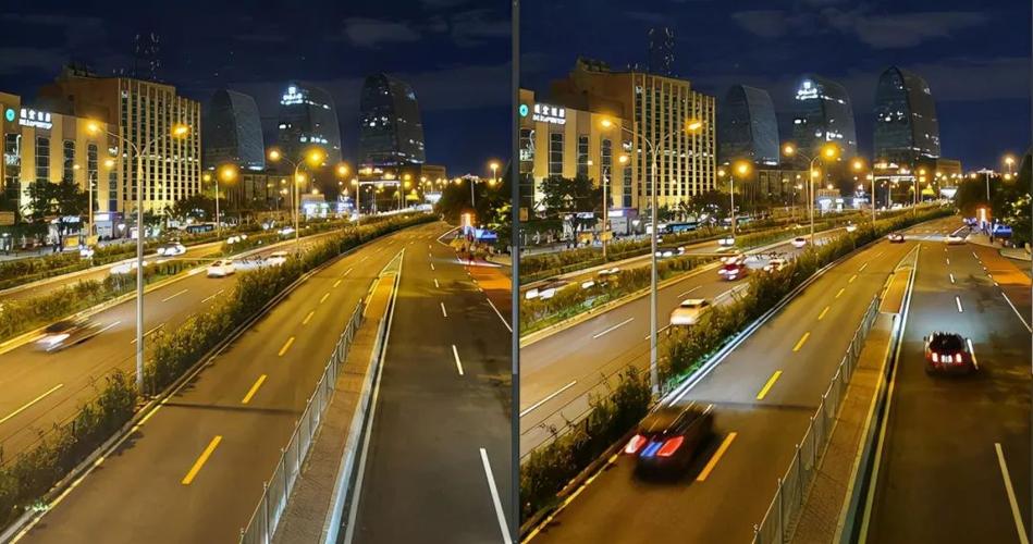 夜景模式和正常模式区别图标