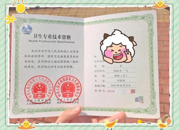 卫生资格证书查询截图