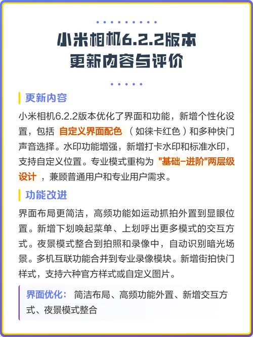 小米相机6.2.2版本更新内容与评价与反截图