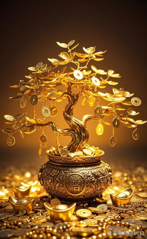 摇钱树图片高清大图图标