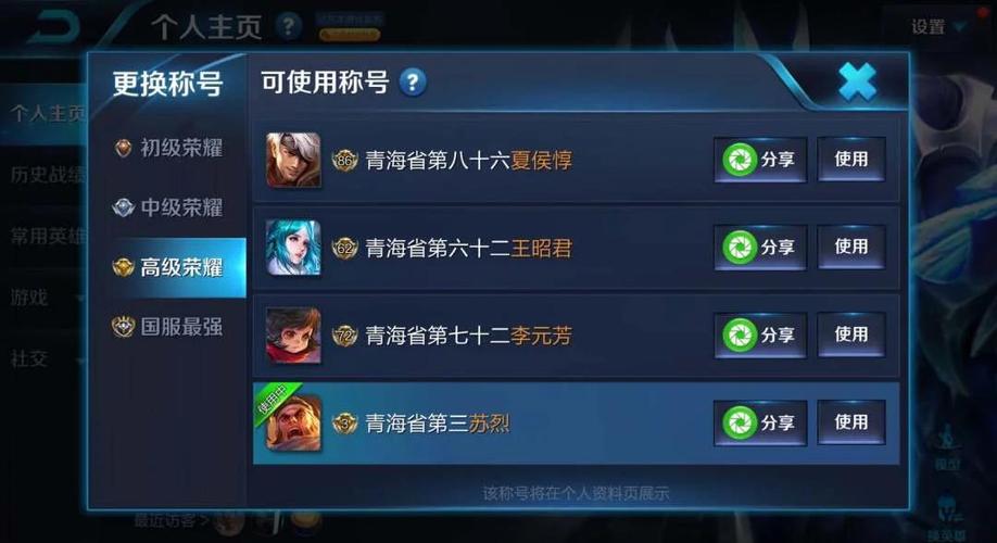 王者荣耀哪个战区容易上榜截图