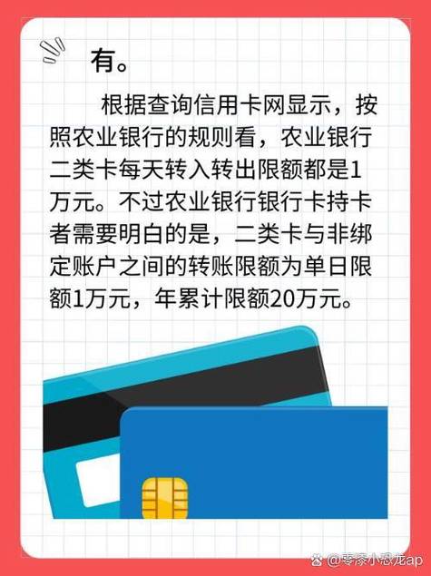 农业银行二类卡额度