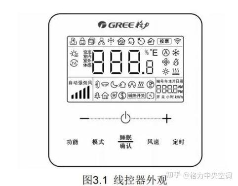 格力中央空调主线控器设置方法截图